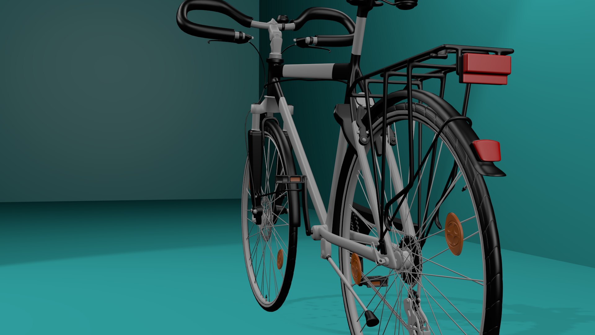 Touring bicycle cycle 3D model - TurboSquid 1404688