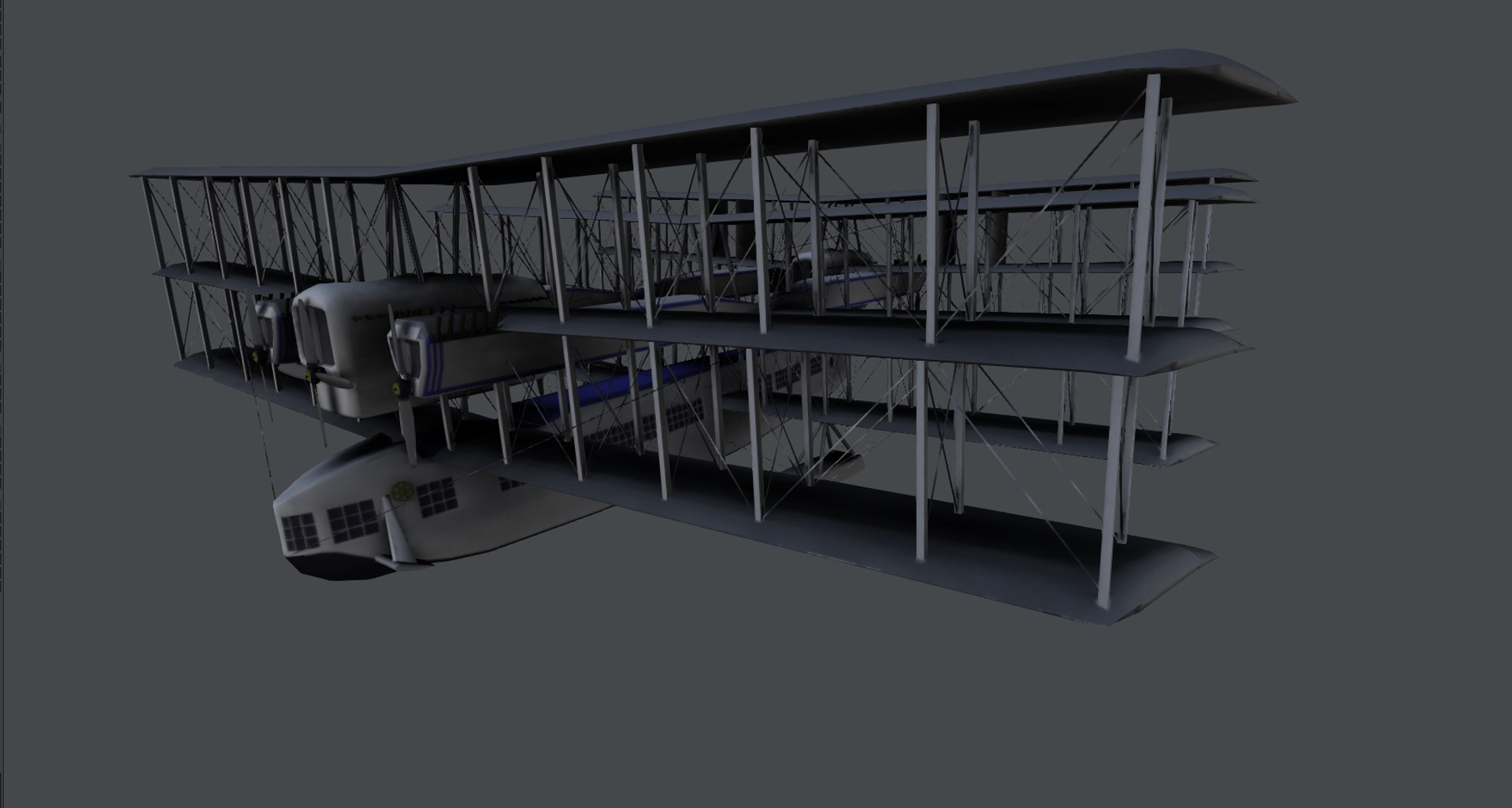 Caproni ca 60 transaereo 3D model - TurboSquid 1290173