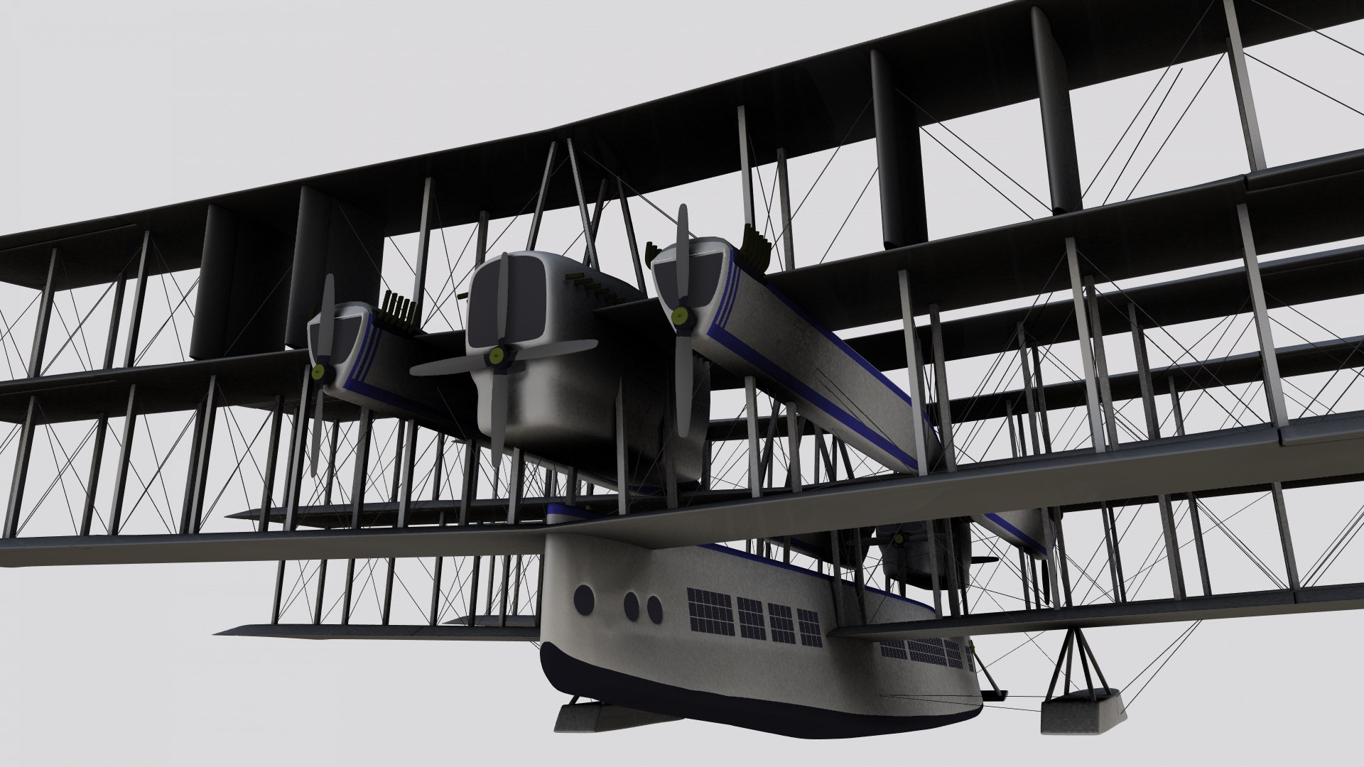 Caproni ca 60 transaereo 3D model - TurboSquid 1290173