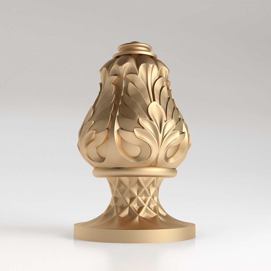 Decorative Finial 3d Model