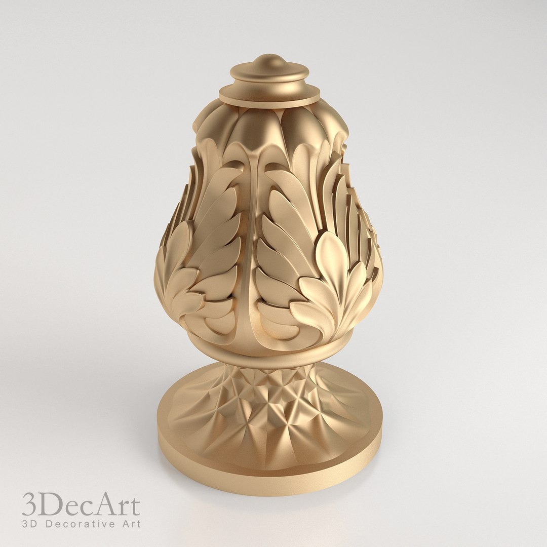 Decorative Finial 3d Model