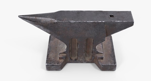 3D old used anvil - TurboSquid 1297485