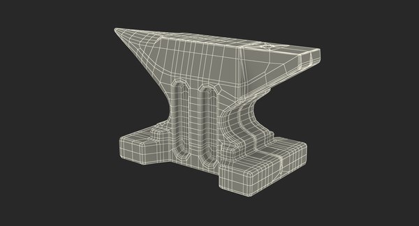 3D old used anvil - TurboSquid 1297485