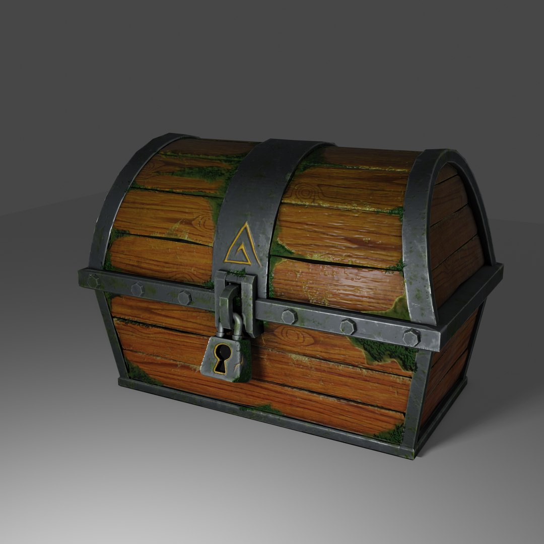3D Ancient Chest - TurboSquid 1987924