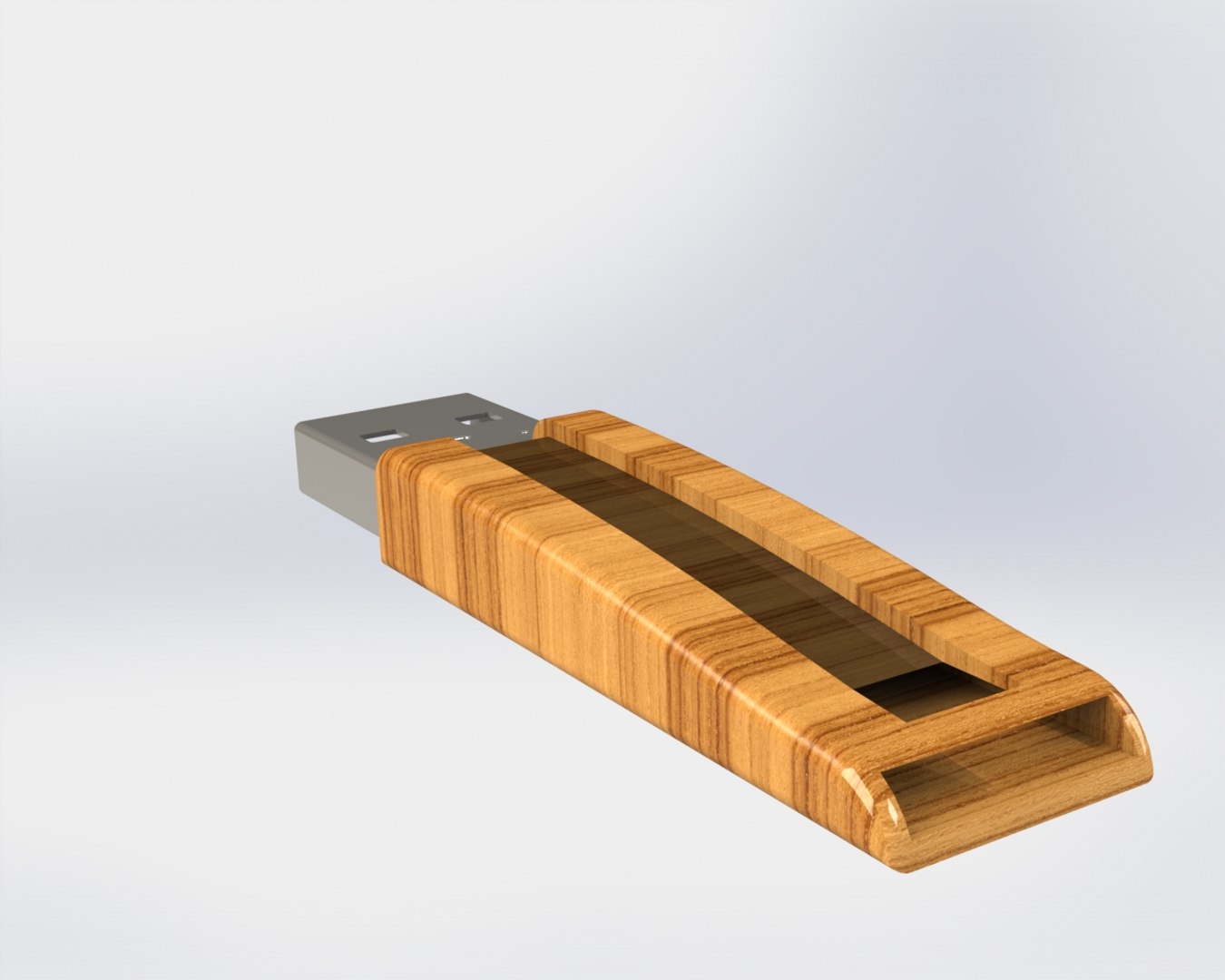Solidworks Decorative Usb Cover 3ds