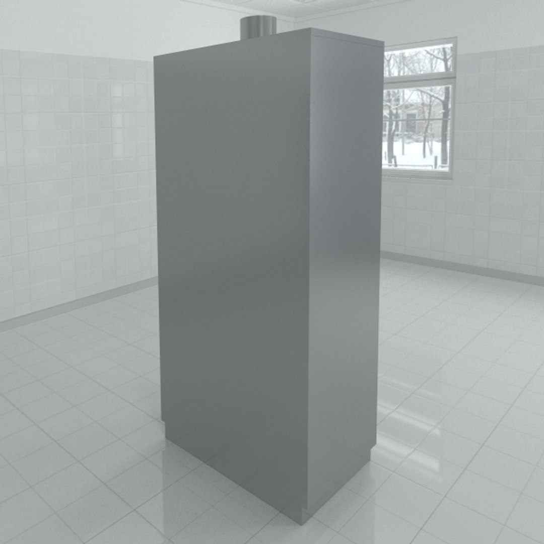 preparation cabinet hinged doors 3d max