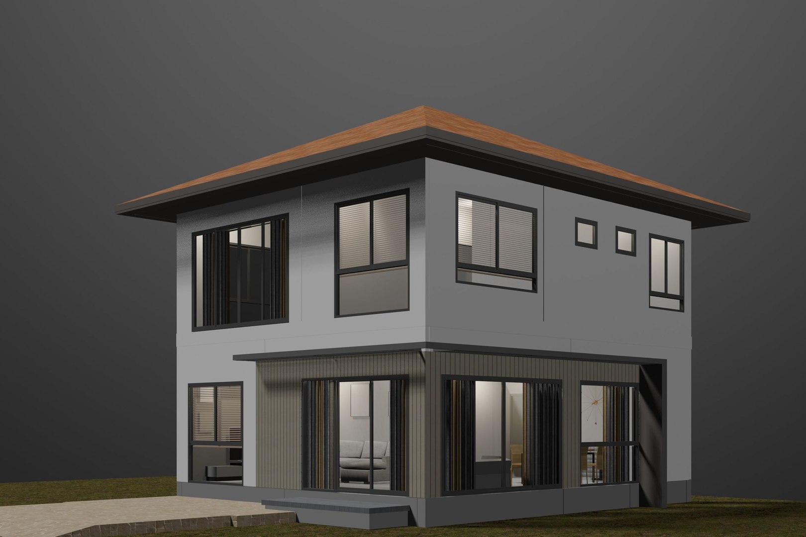 Small Detached House 3D - TurboSquid 1960488