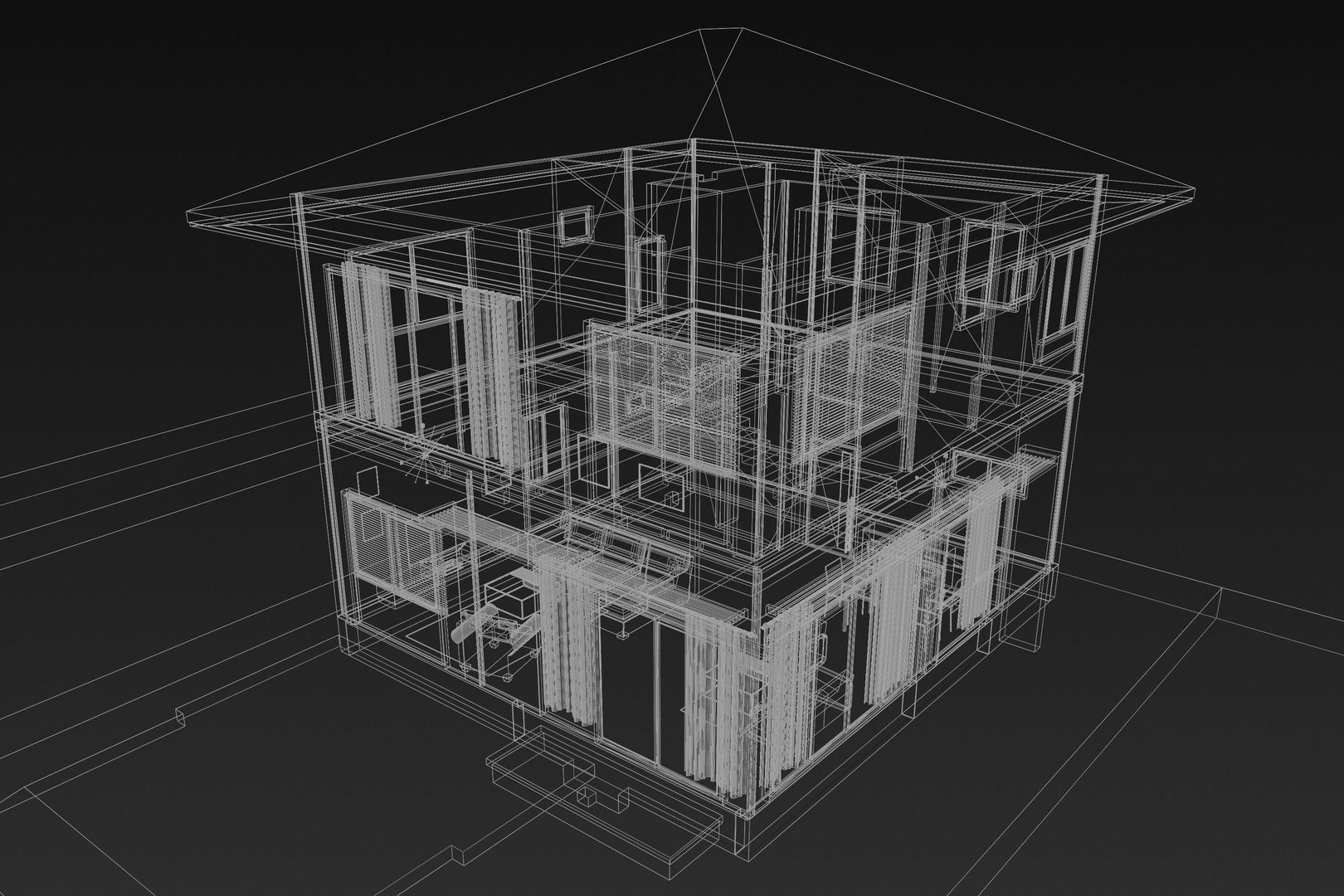 Small Detached House 3D - TurboSquid 1960488