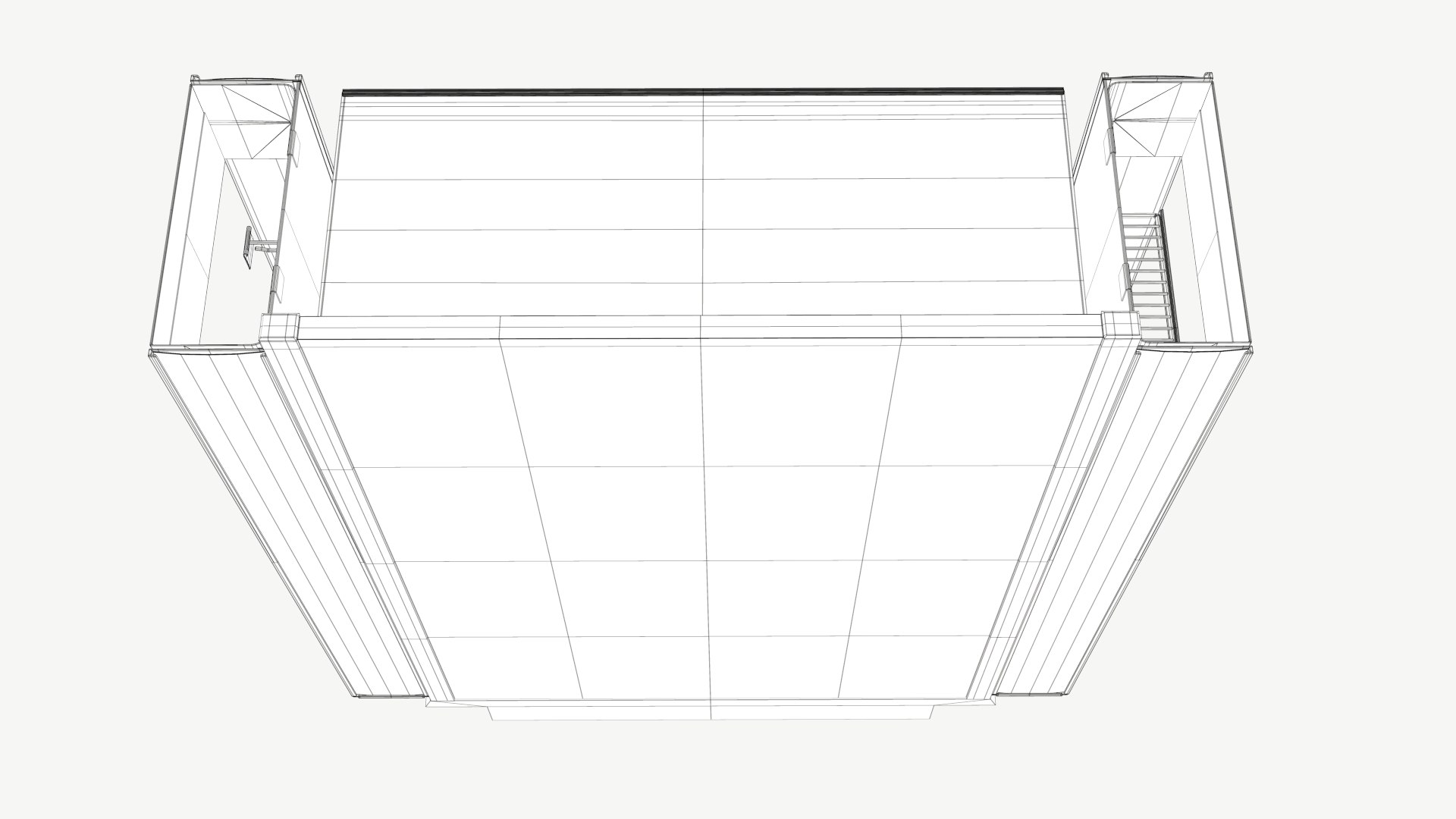 3D Retail End Stand - TurboSquid 1894892