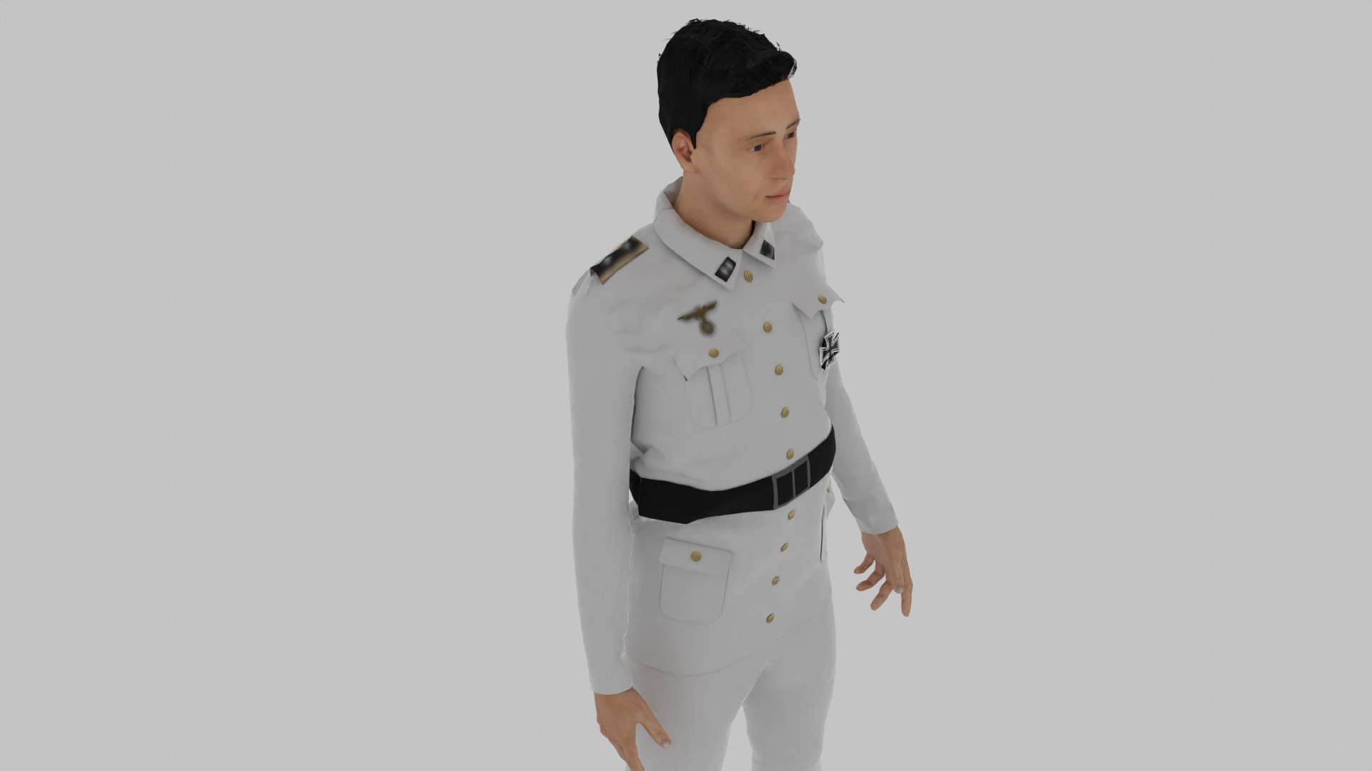 GERMAN SS OFFICER Model - TurboSquid 1971517