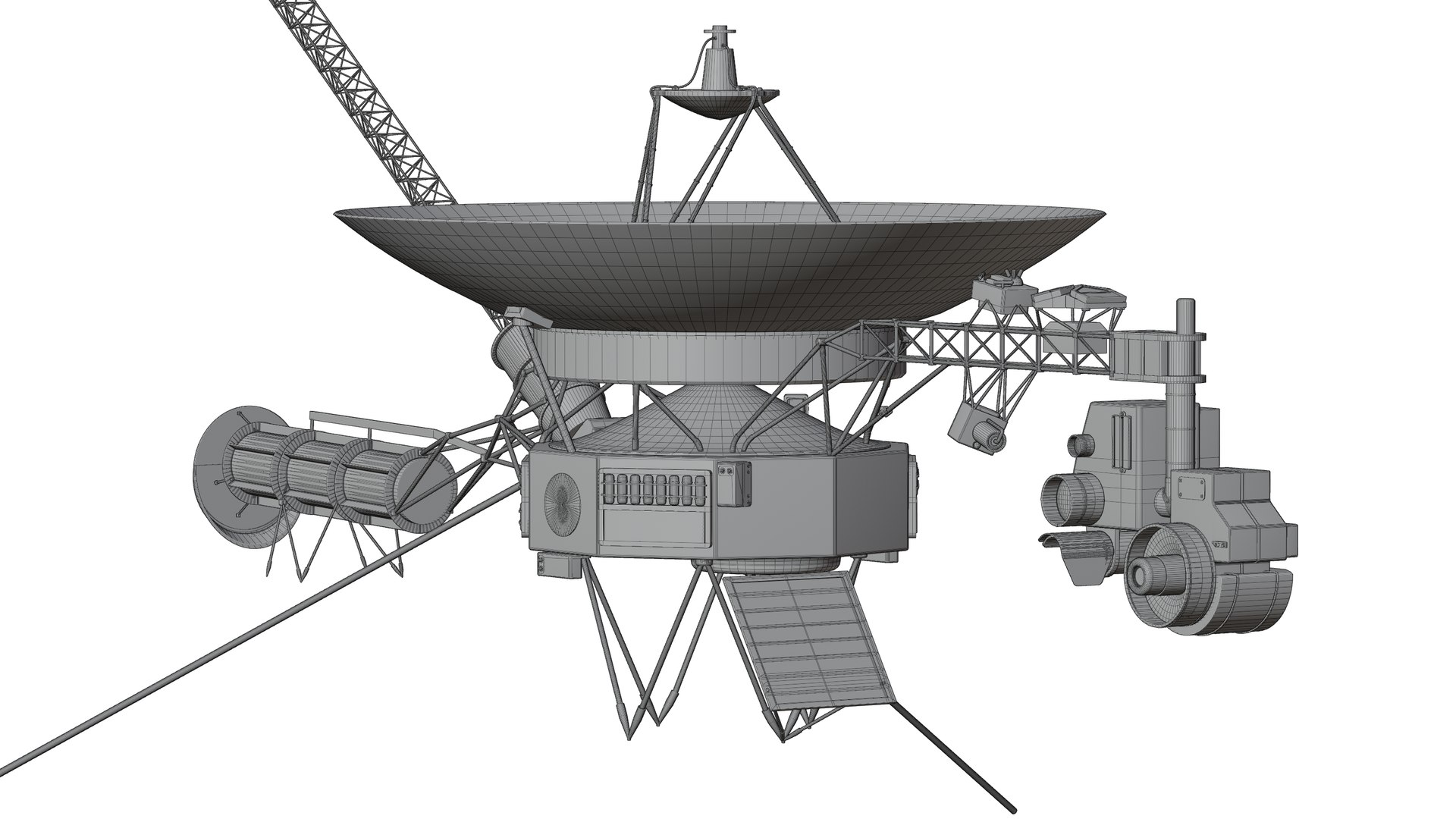 Voyager 1 3D Model - TurboSquid 2112266