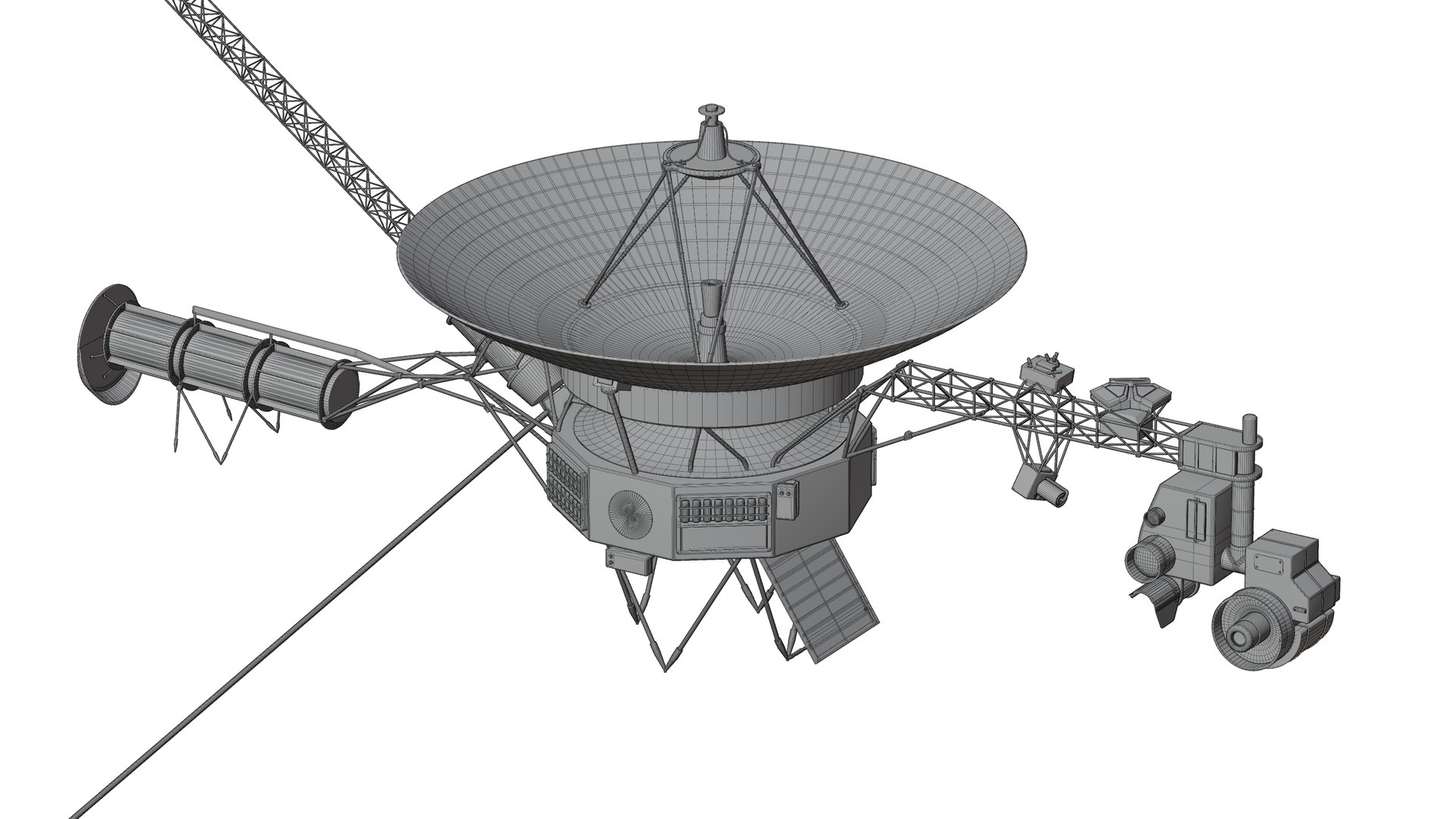 Voyager 1 3D Model - TurboSquid 2112266