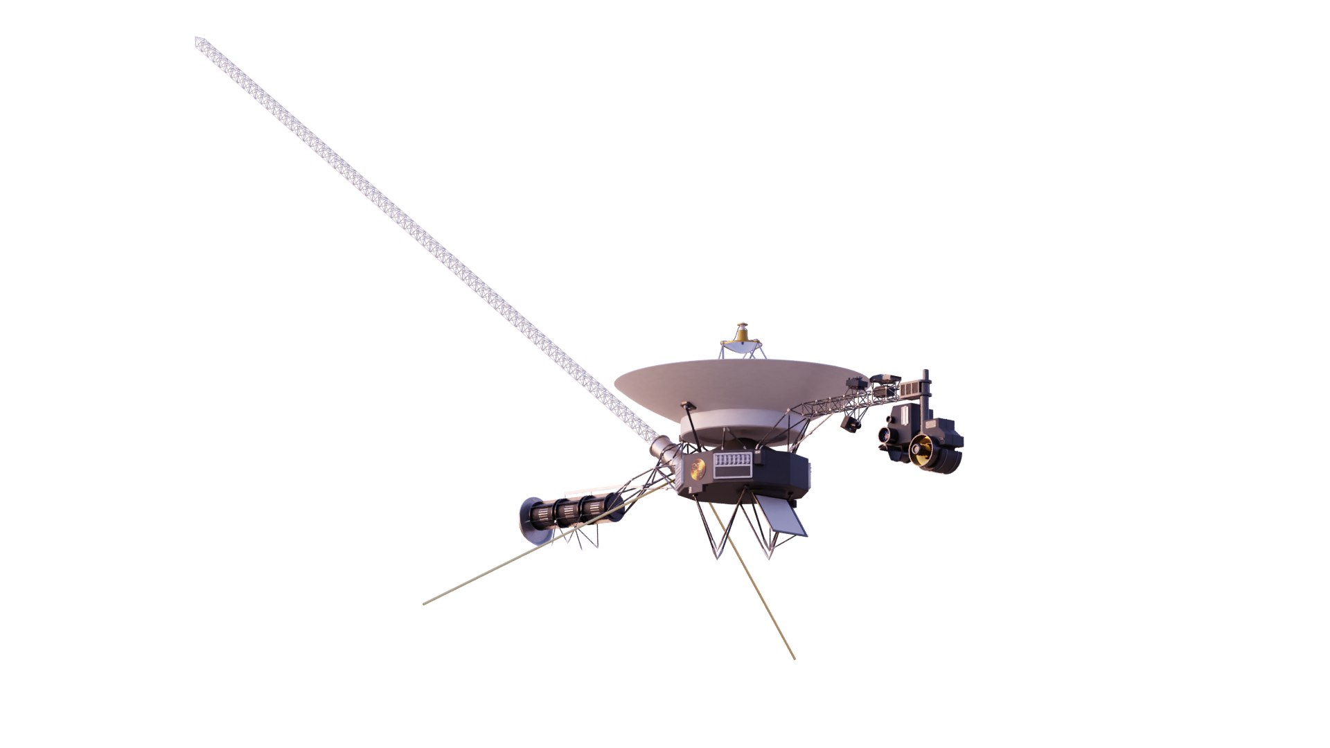 Voyager 1 3D Model - TurboSquid 2112266