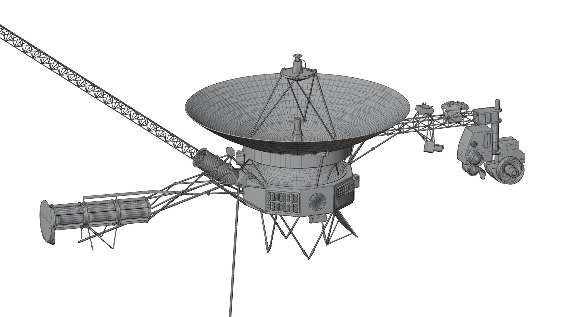 Voyager 1 3D Model - TurboSquid 2112266