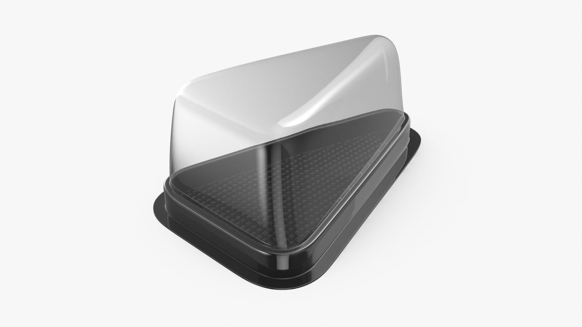 Triangle Cake Box Black Collection Model - TurboSquid 2191102