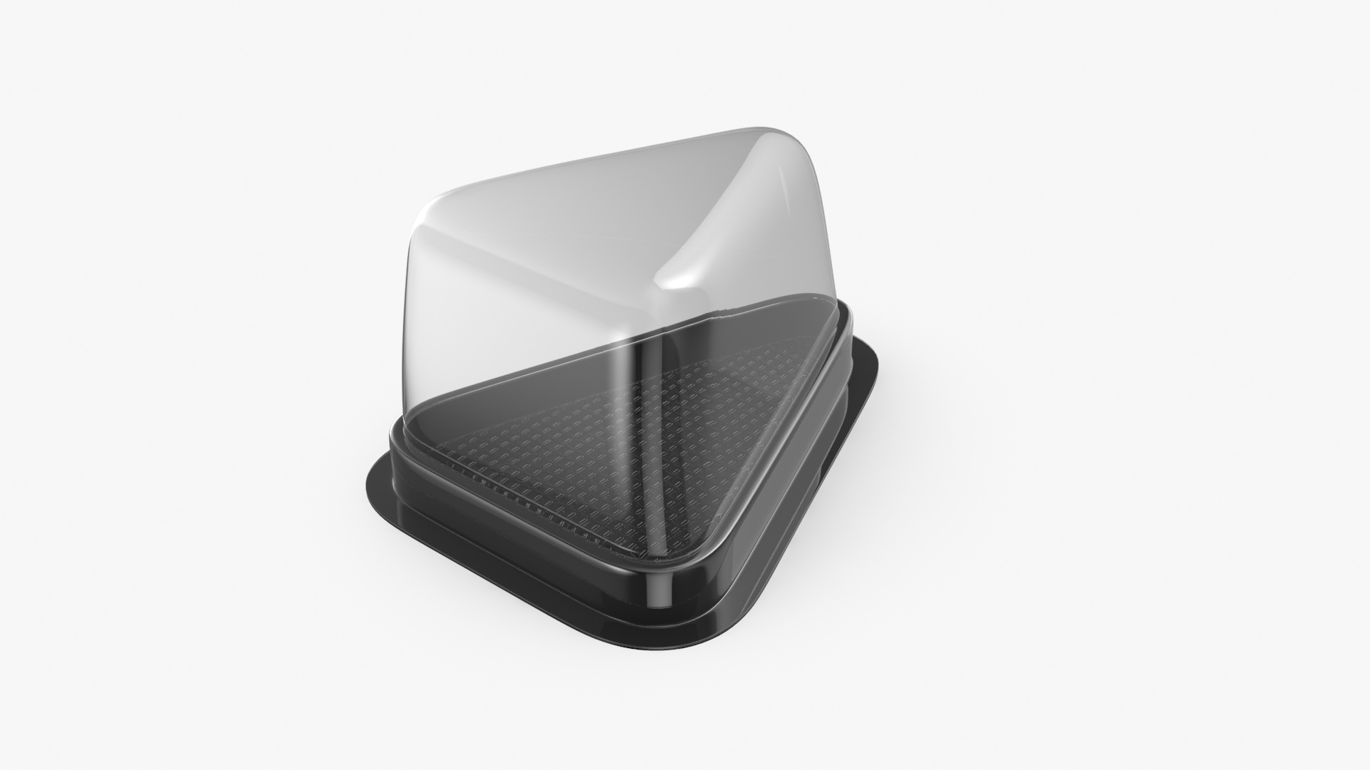 Triangle Cake Box Black Collection Model - TurboSquid 2191102