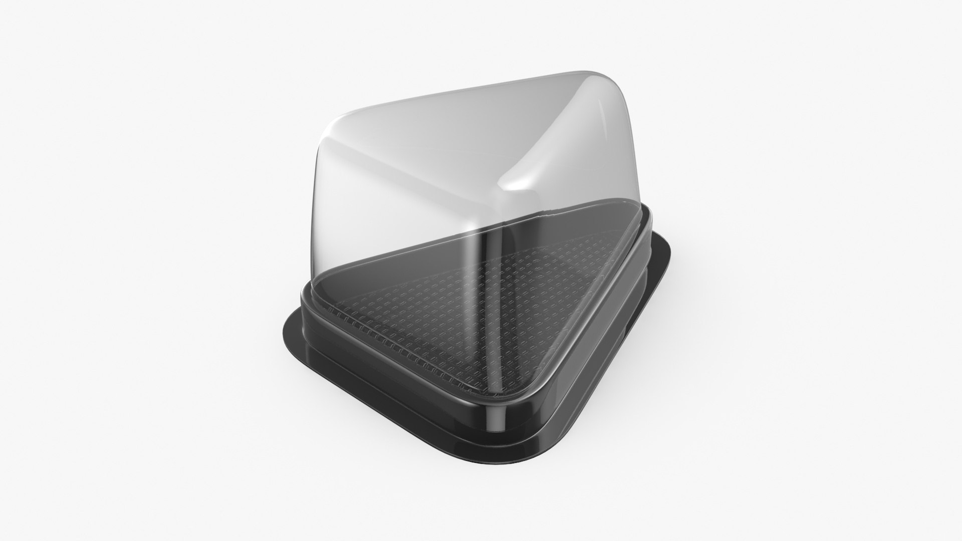 Triangle Cake Box Black Collection Model - TurboSquid 2191102