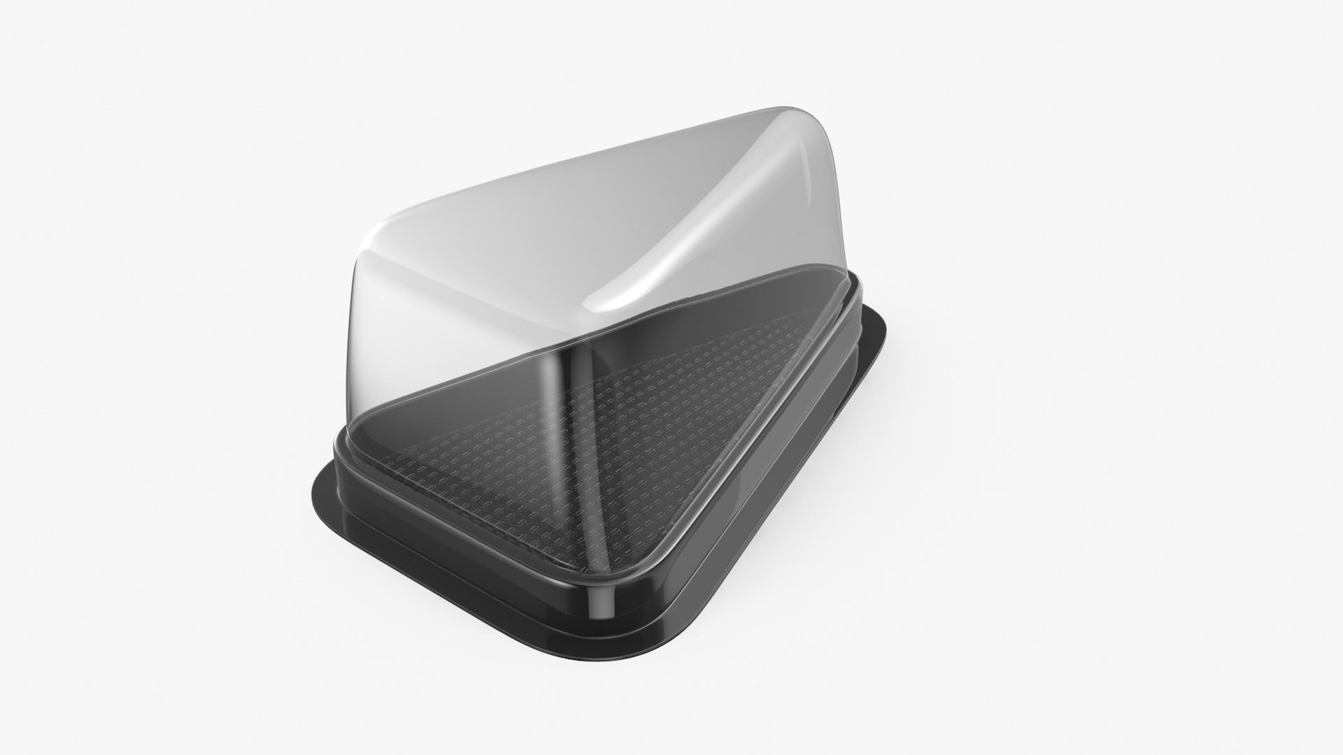 Triangle Cake Box Black Collection Model - TurboSquid 2191102
