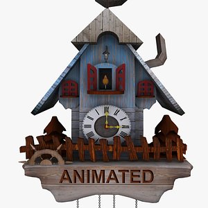 Download 3D Cuckoo Clock Blender Models - TurboSquid