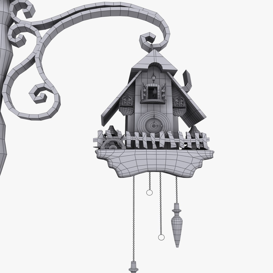 Cuckoo Clock 3d Model