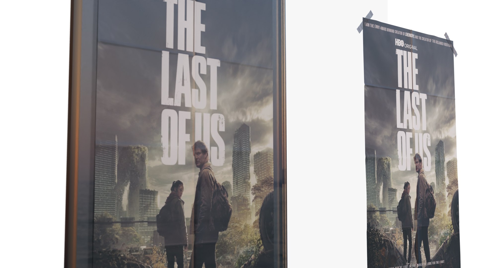 3D Model Poster And Framed Poster Mockup - TurboSquid 2057152