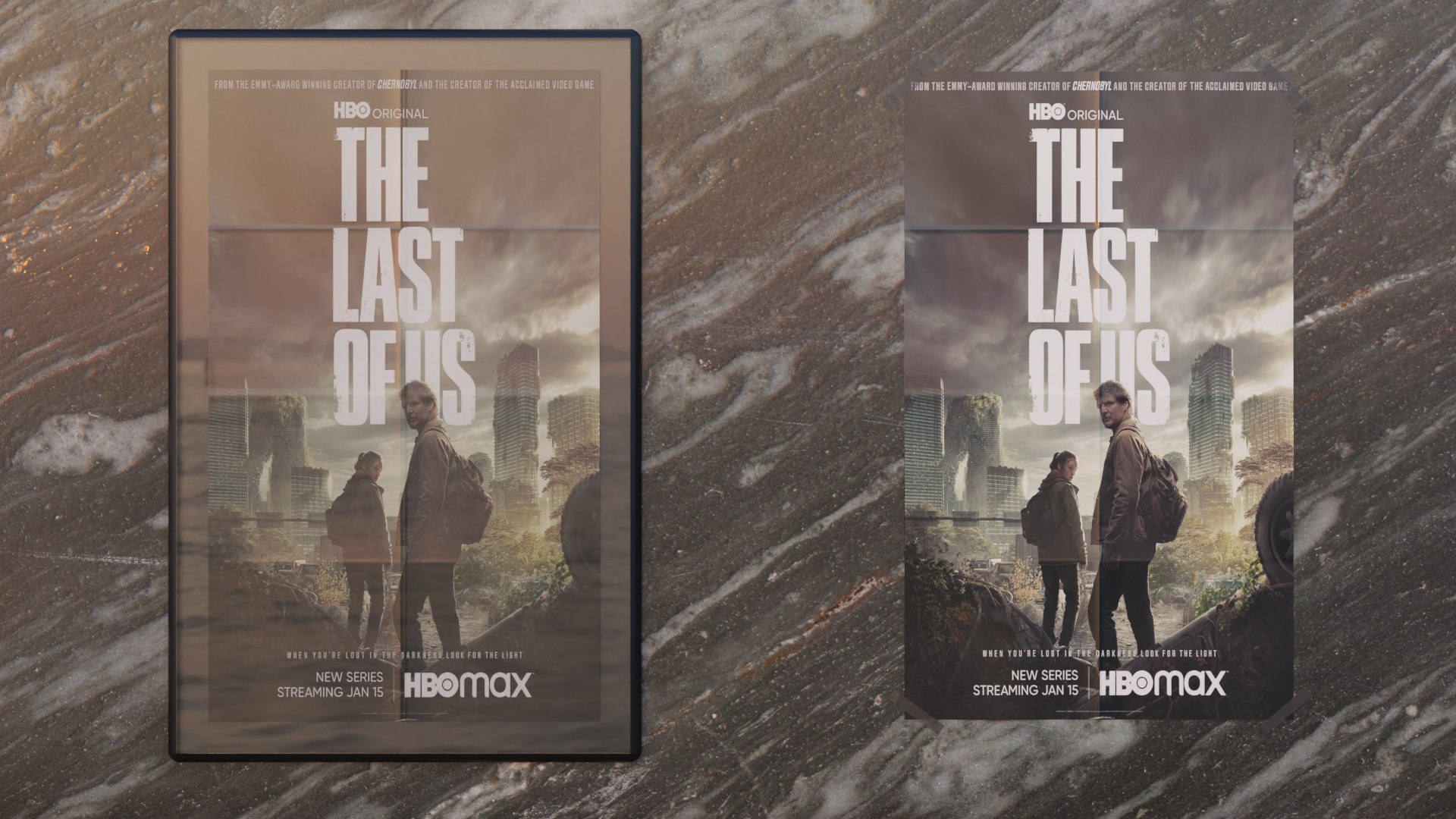 3D Model Poster And Framed Poster Mockup - TurboSquid 2057152