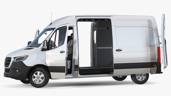 modelo 3d 2019 Mercedes Sprinter Van Rigged for Maya - TurboSquid 2063624