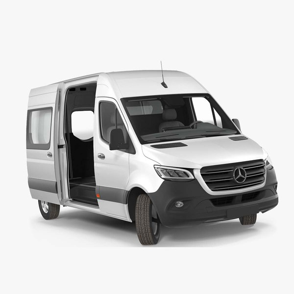 3D модель 2019 Mercedes Sprinter Van Rigged for Maya - TurboSquid 2063624