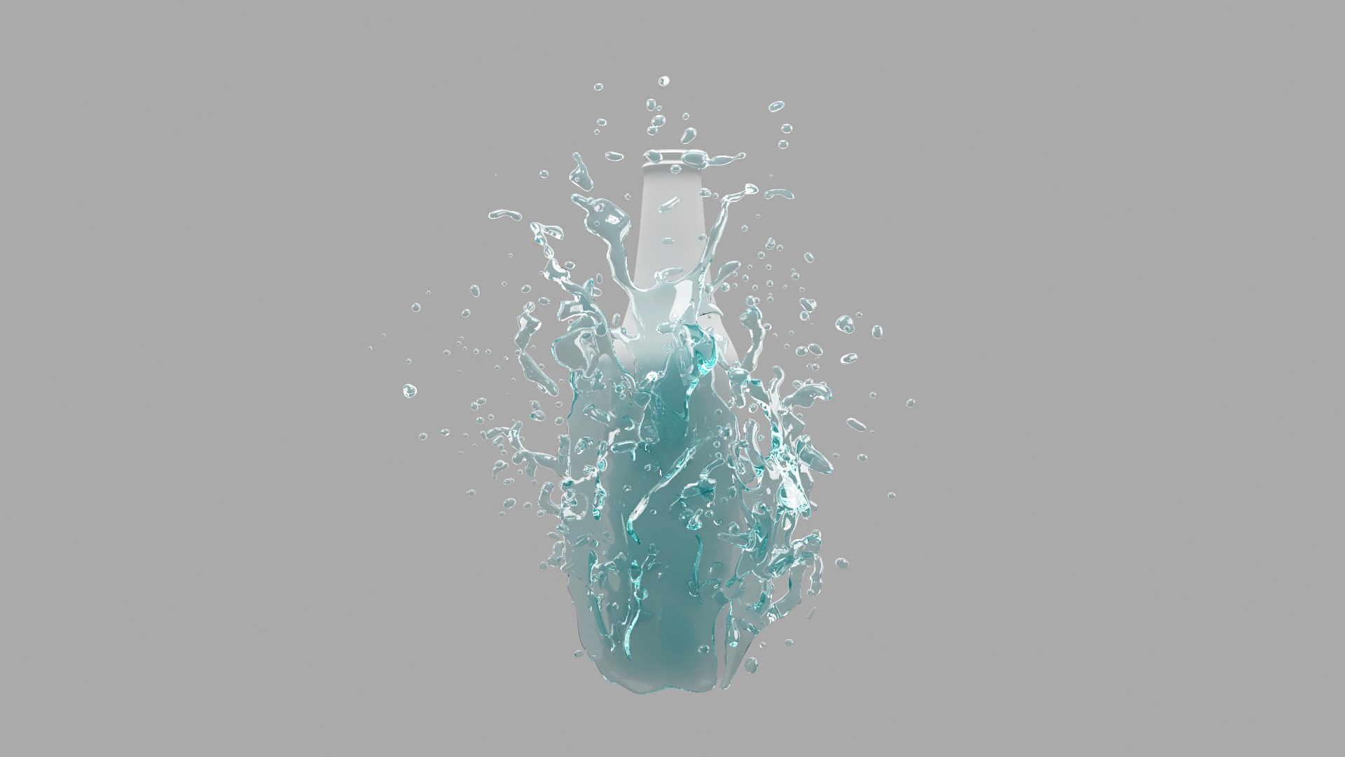 3D Bottle Splash - TurboSquid 1667528