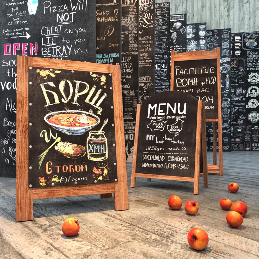 Creating Slate Chalk Surfaces 3D Model - TurboSquid 1333578