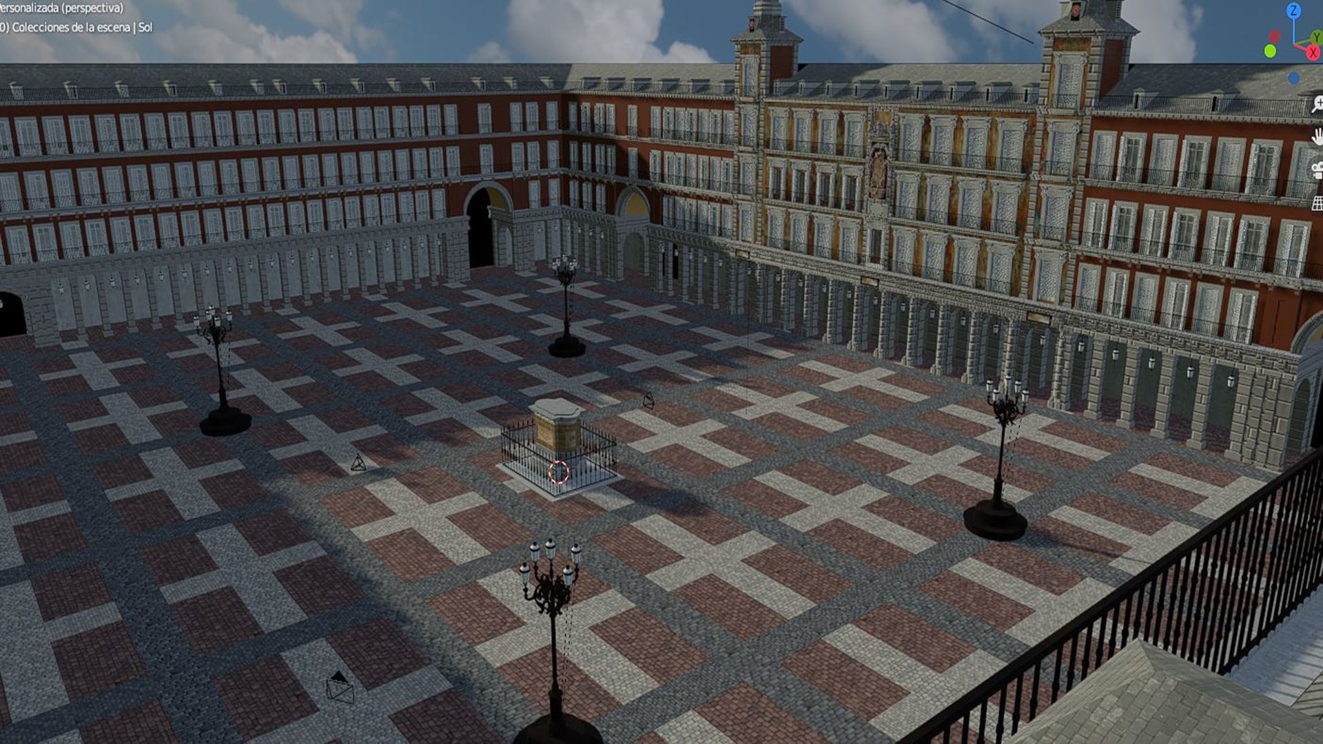 3D Model MayorSquare Of Madrid - TurboSquid 1806149