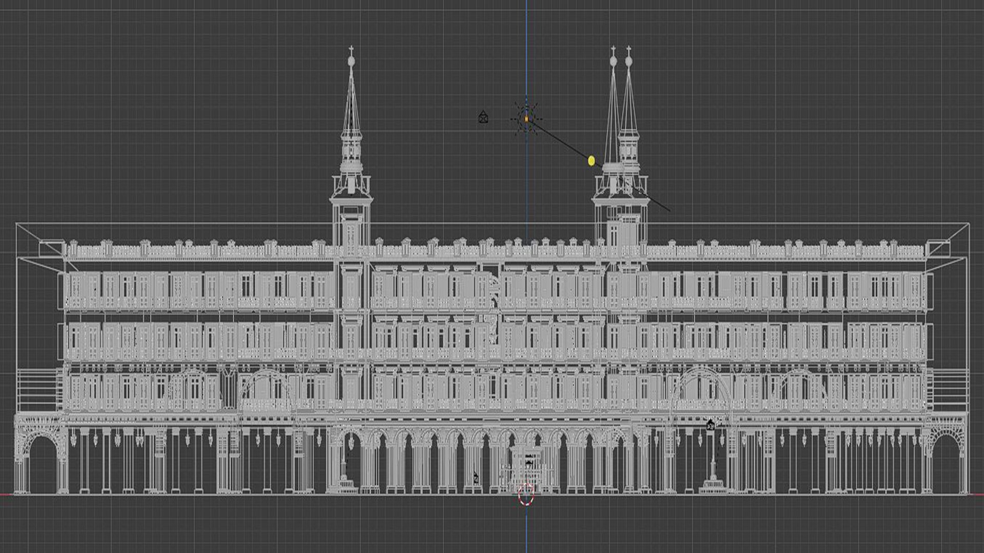 3D Model MayorSquare Of Madrid - TurboSquid 1806149