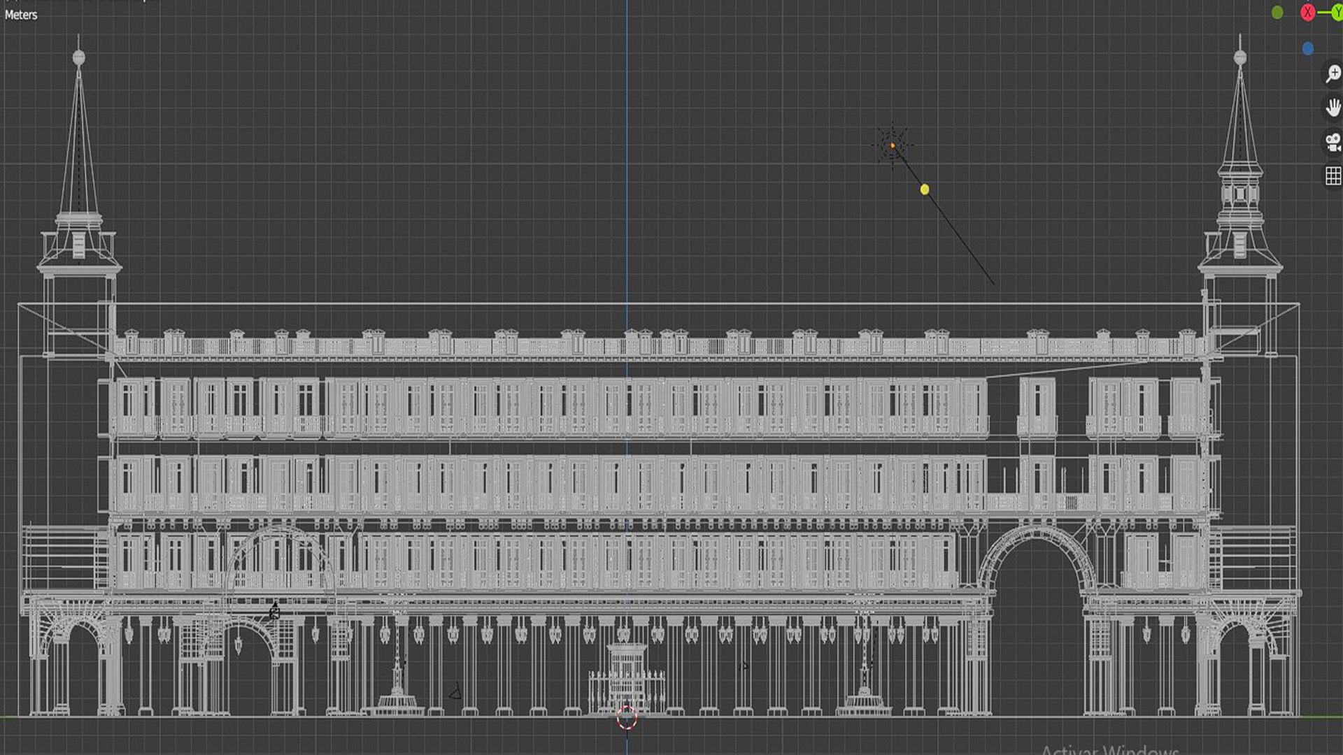 3D Model MayorSquare Of Madrid - TurboSquid 1806149