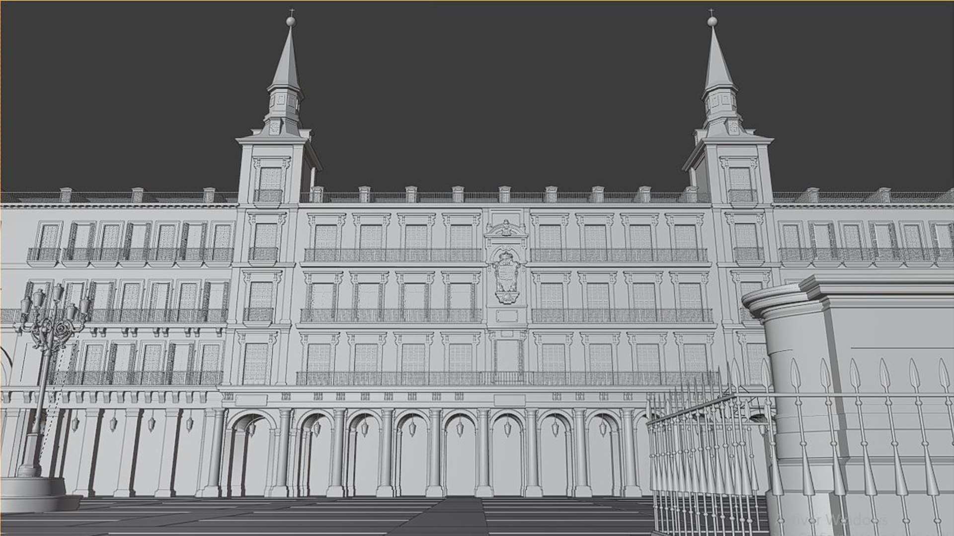 3D Model MayorSquare Of Madrid - TurboSquid 1806149