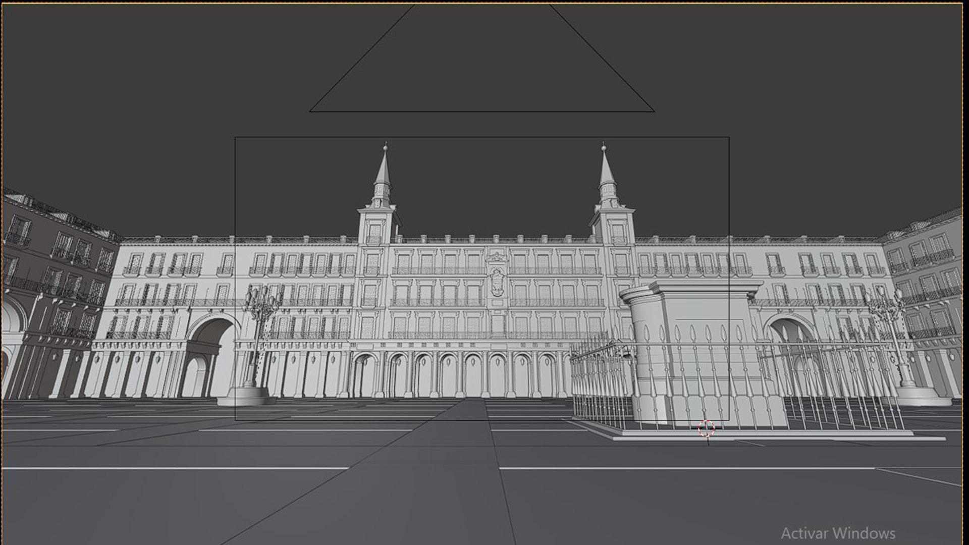 3D Model MayorSquare Of Madrid - TurboSquid 1806149