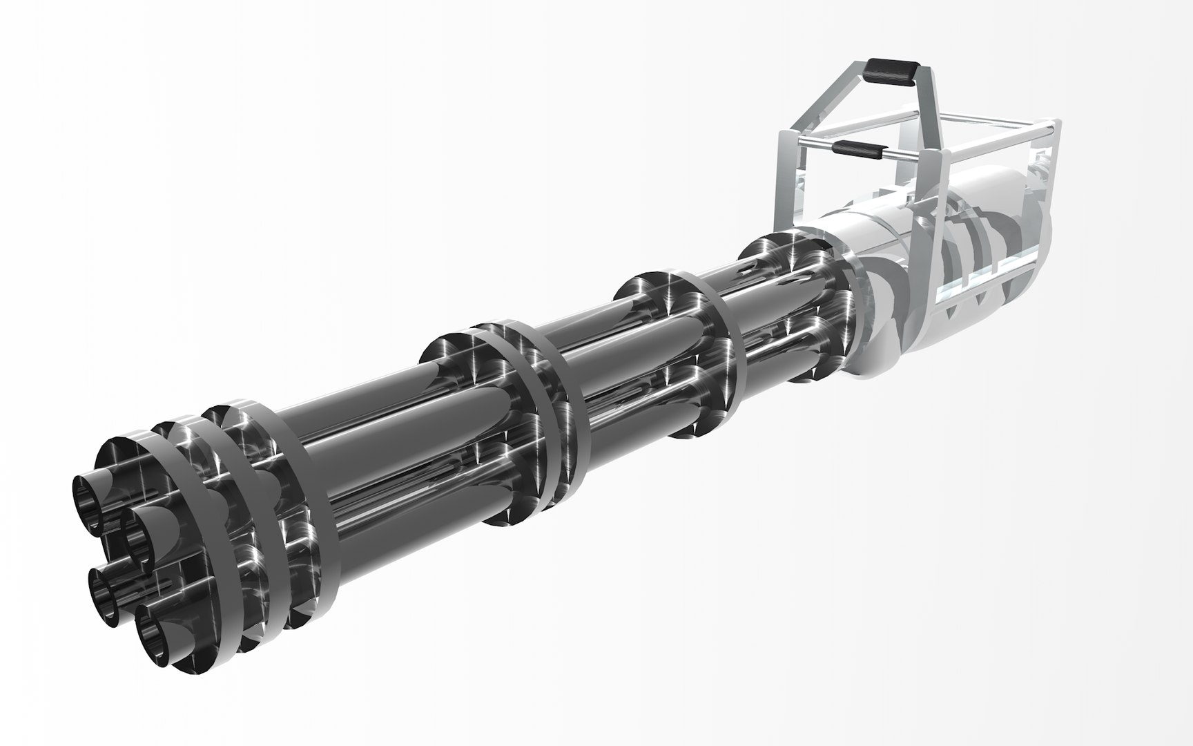 Minigun gun model - TurboSquid 1382714