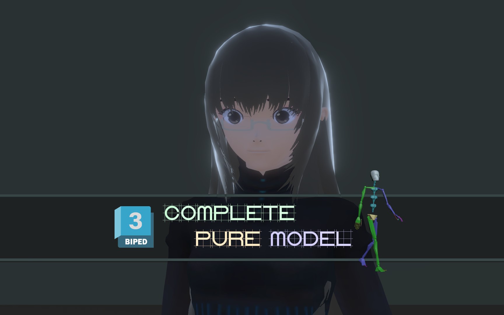 3D 3DsMax Biped Model PS3 Gmae Kathrine Cosplay - TurboSquid 2274107