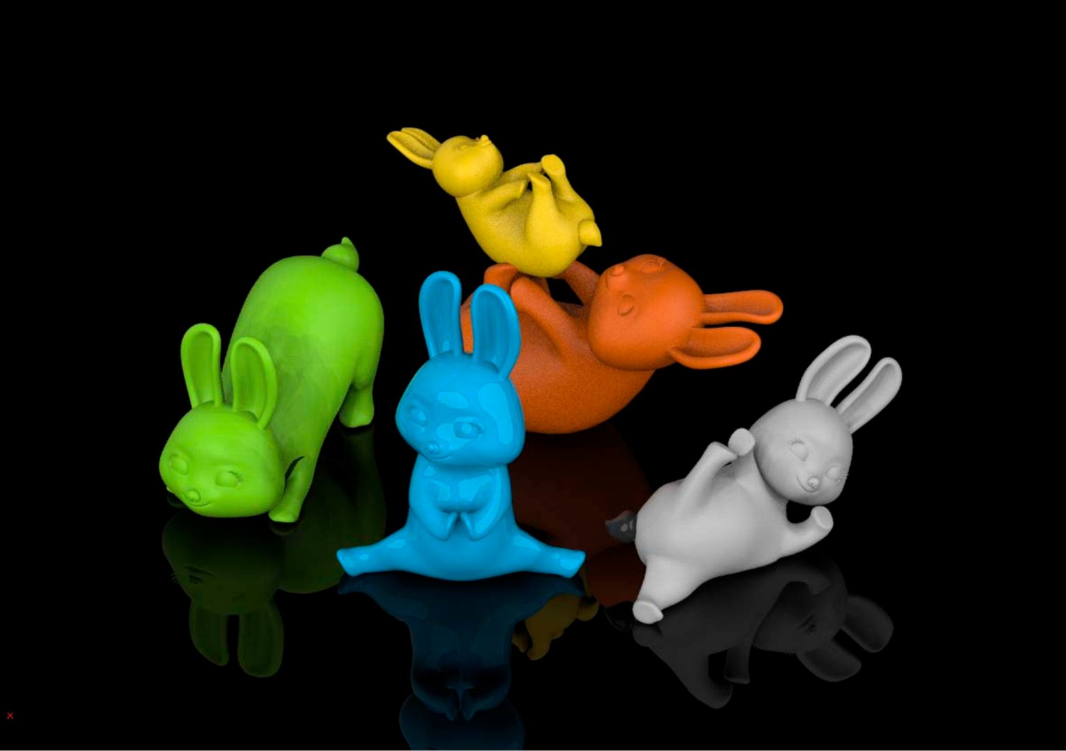 Rabbit Animal Toy Model - TurboSquid 1469326