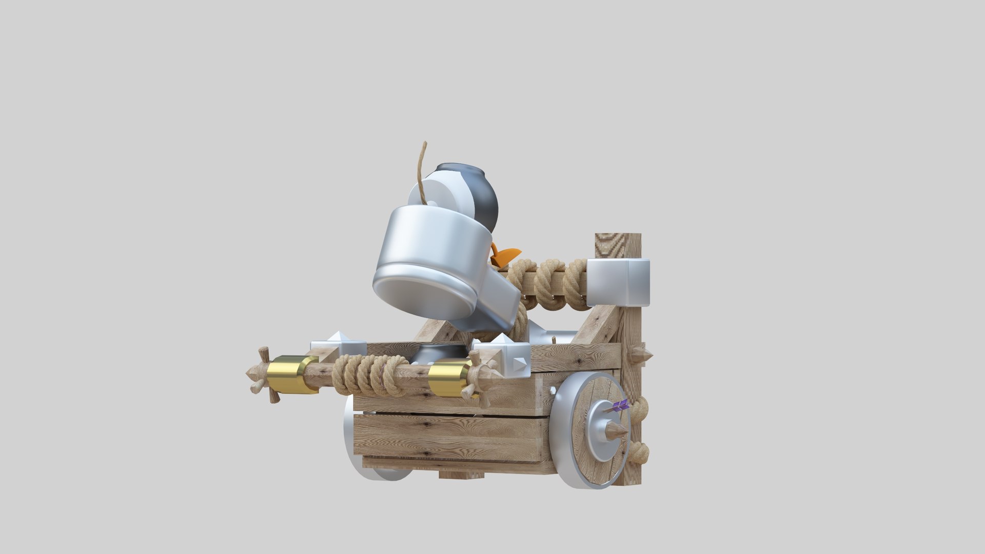 3D Catapult Cartoon - TurboSquid 1942824