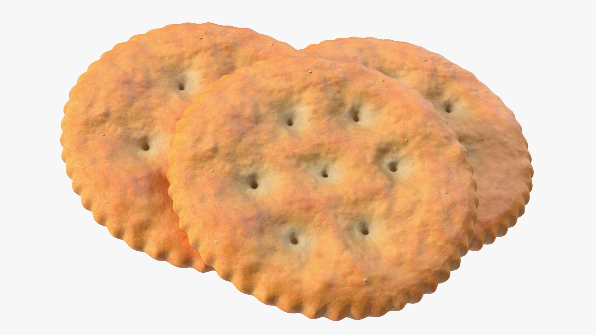 3D Model Crackers On Board With Sauce - TurboSquid 2383670