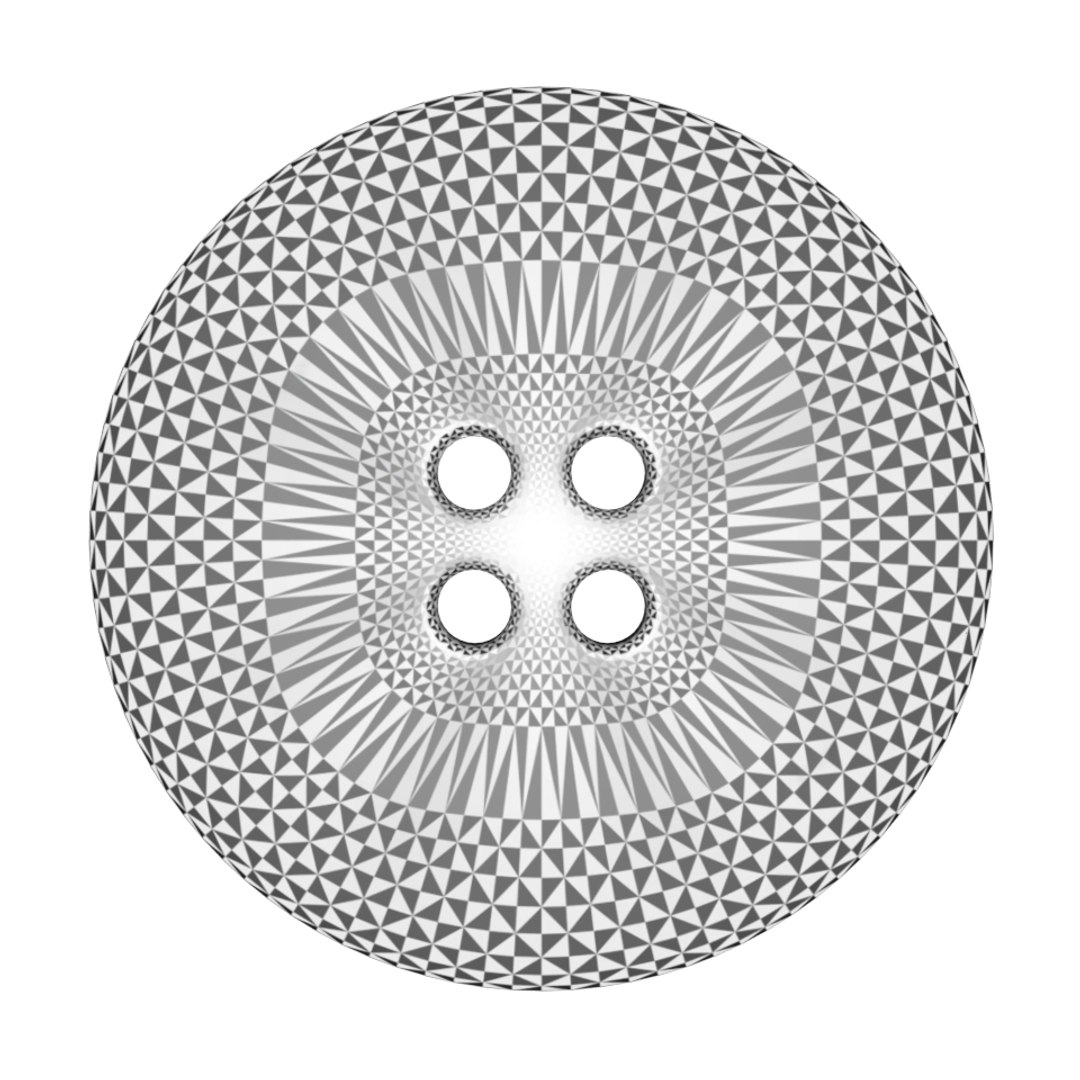 Button Triangle 3d Model