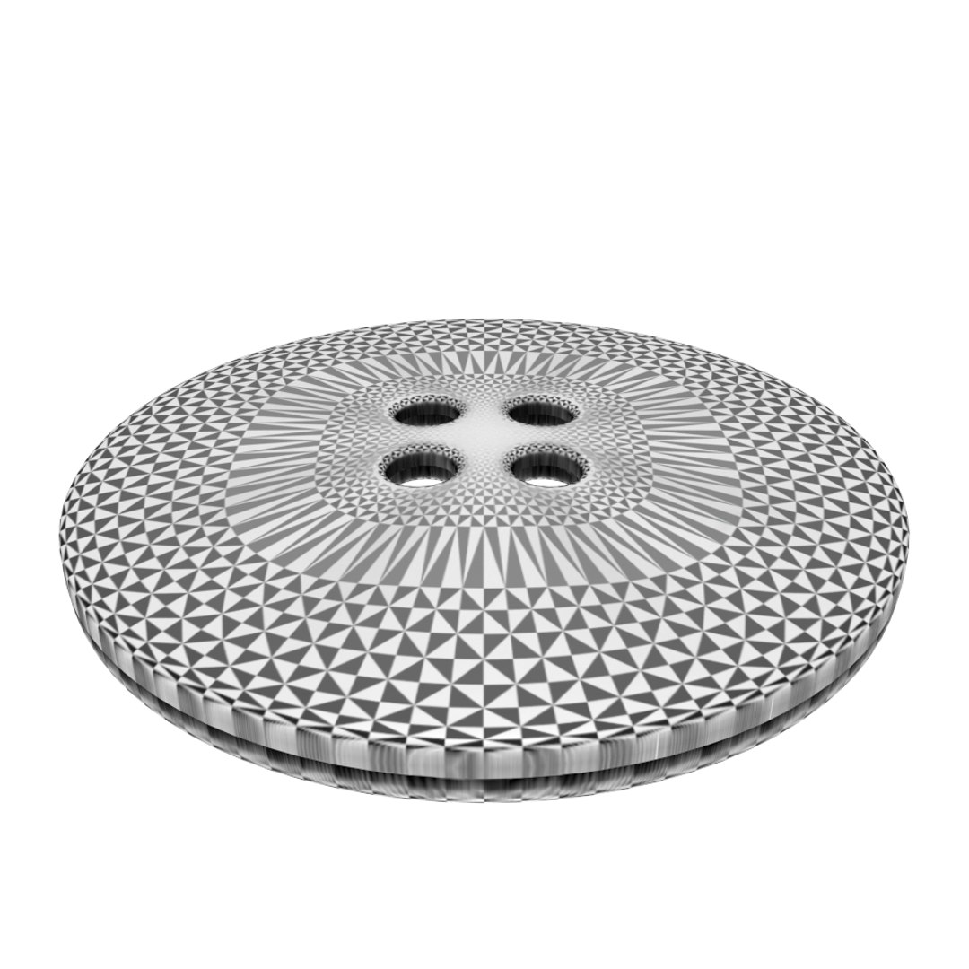 Button Triangle 3d Model