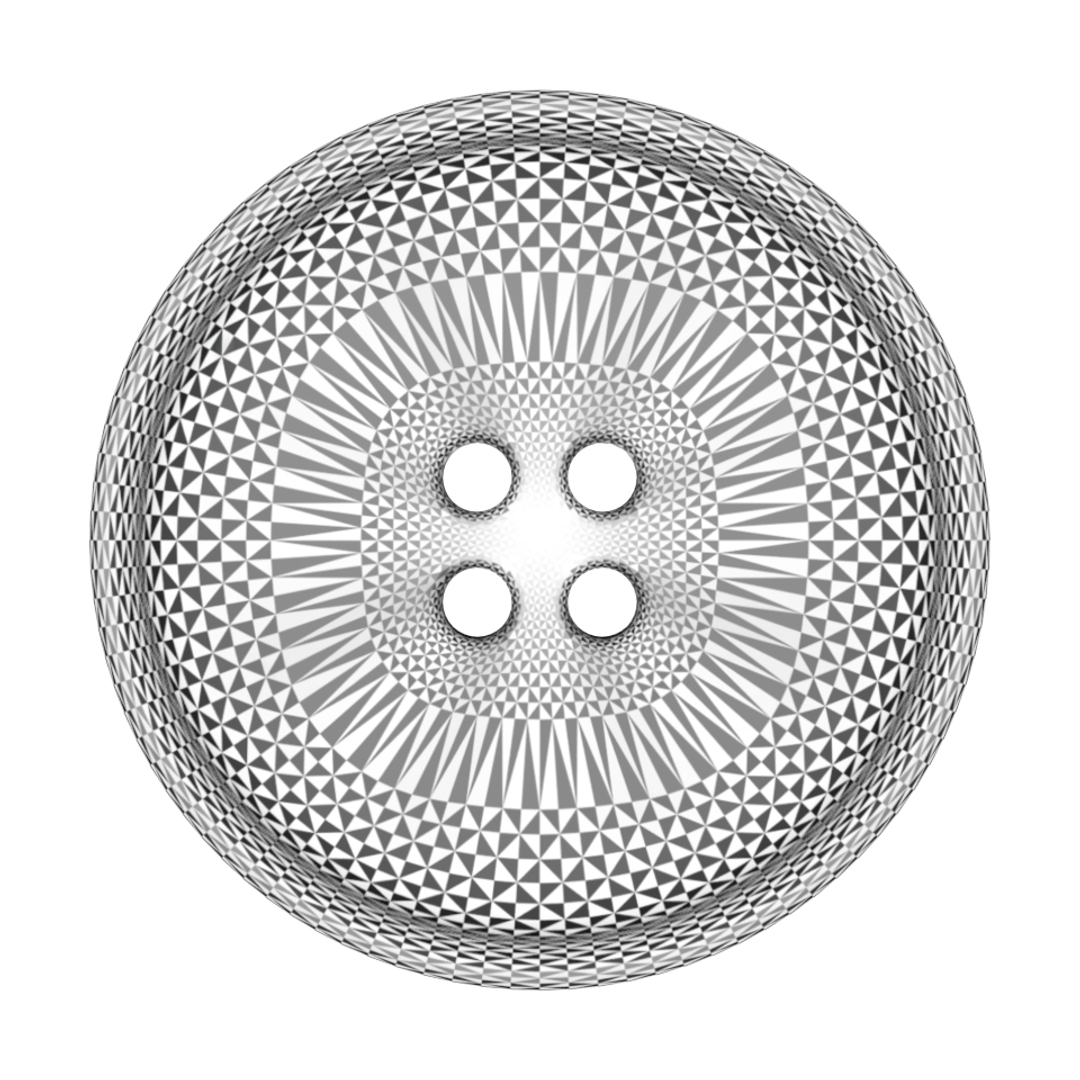 Button Triangle 3d Model