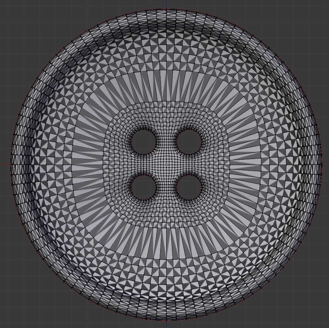 Button Triangle 3d Model