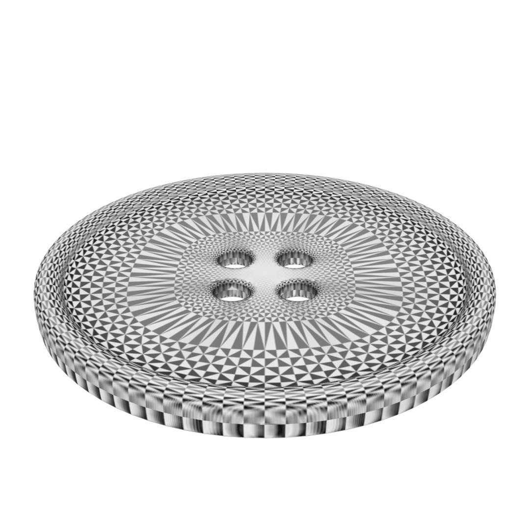 Button Triangle 3d Model