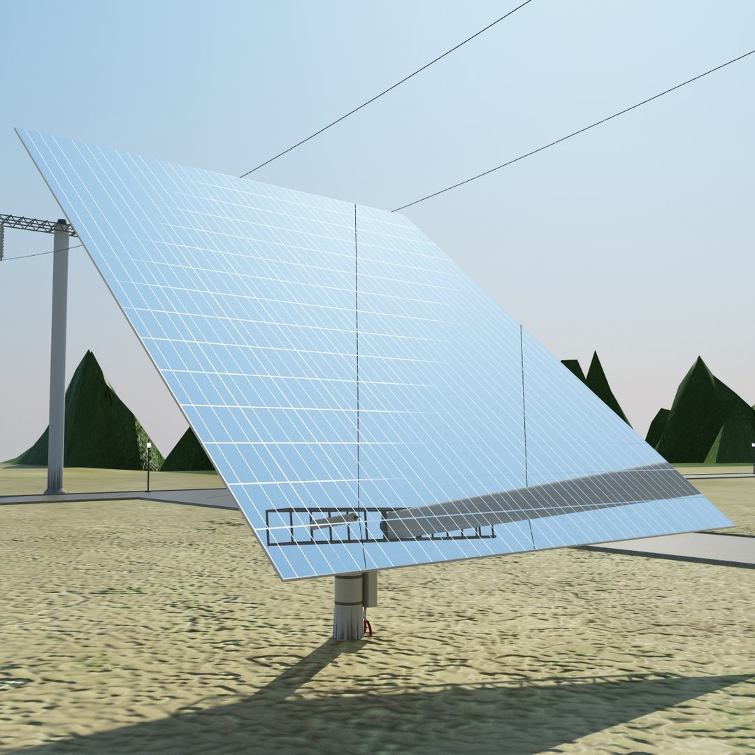 3d Solar Electric Station