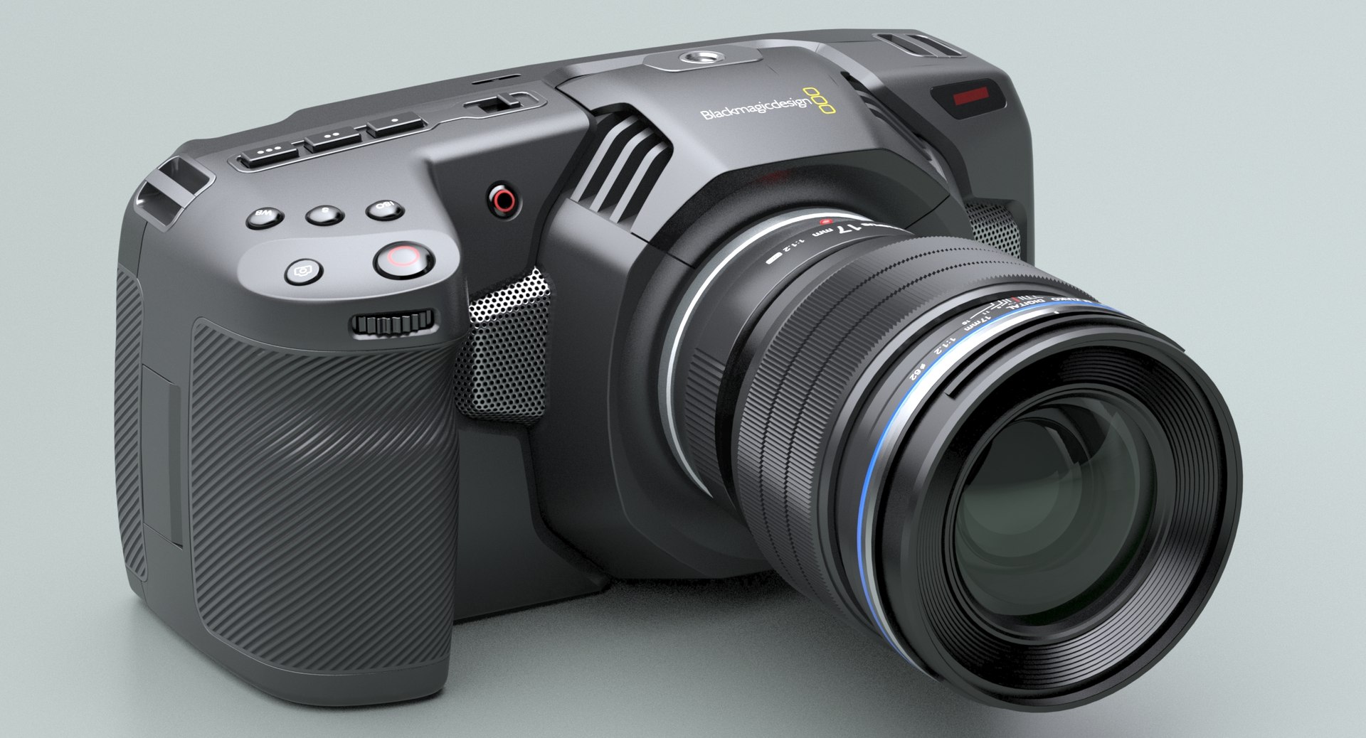 3D Photoreal Camera Blackmagic Pocket Model - TurboSquid 1294865