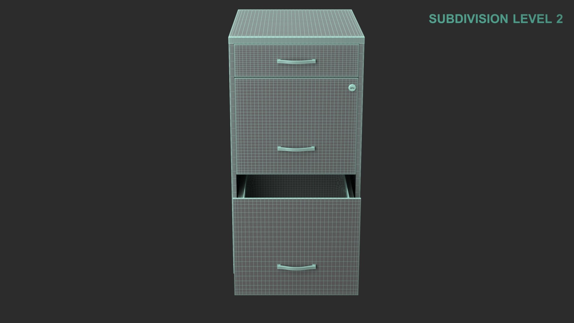 File Cabinet 3D Model - TurboSquid 1864465