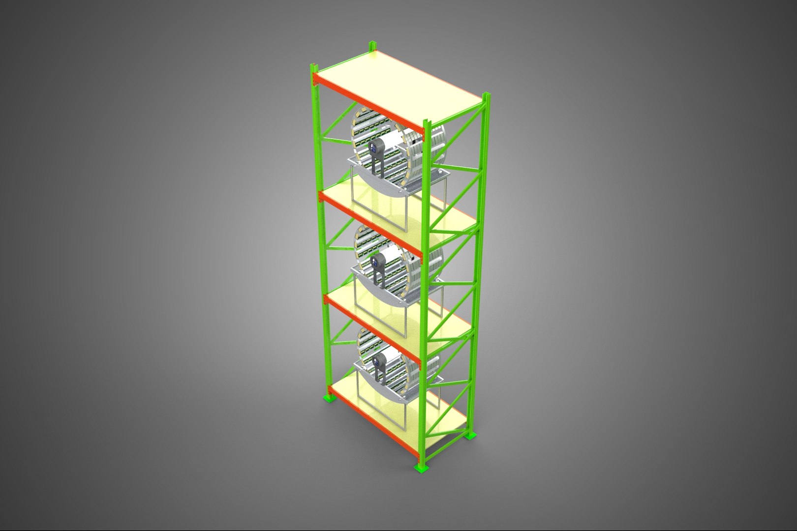 3D Model VERTICAL GARDEN TOWER ROTARY HYDROPONIC PLANT FARM LIGHT GROW ...