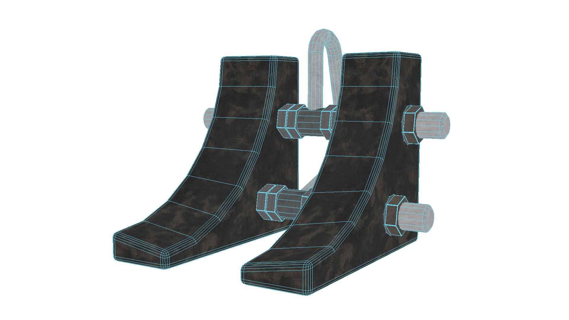 Wheel Chock Model - TurboSquid 2203875